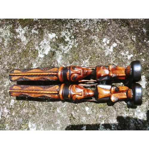 Jual HIASAN RUMAH SEPASANG PATUNG UKIRAN KHAS BATAK - Kab. Samosir ...