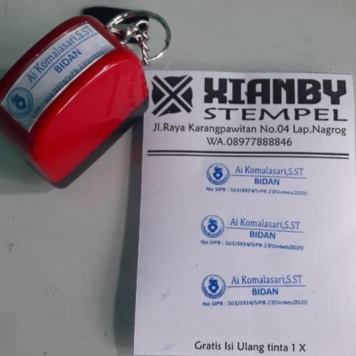Jual STEMPEL NAMA PERAWAT BIDAN DOKTER - 13x35mm - Kab. Garut ...