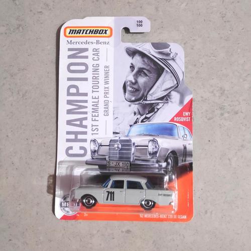 Jual MATCHBOX MBX 62 MERCEDES BENZ 220 SE SEDAN EWY ROSQVIST CHAMPION ...