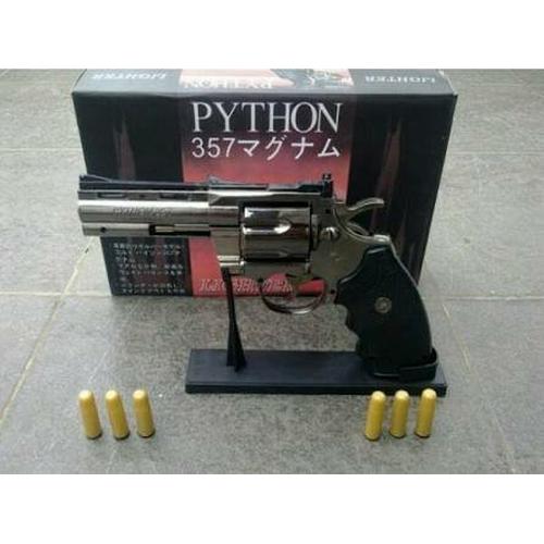 Jual KOREK API PISTOL MODEL REVOLVER PHYTON / REPLIKA KOREK PISTOL ...