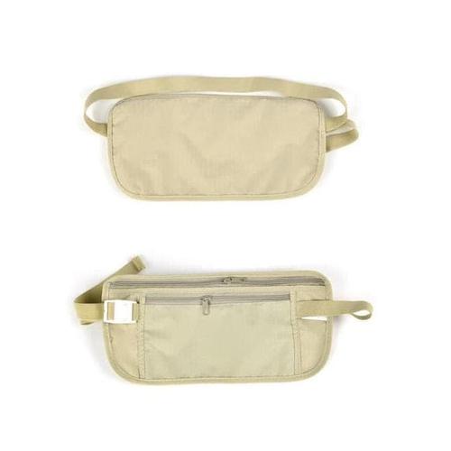 Jual Tas Pinggang Unisex pria wanita Travel pasport Slim Hidden Pocket ...