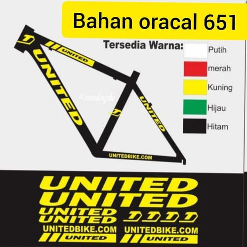 Jual Stiker Sepeda United Bike Cutting Sticker - Kota Tasikmalaya ...