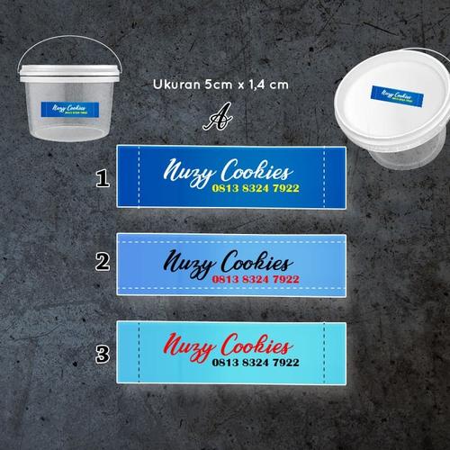Jual Label Produk / Sticker Nama / Label kemasan / Merk Toko Online ...