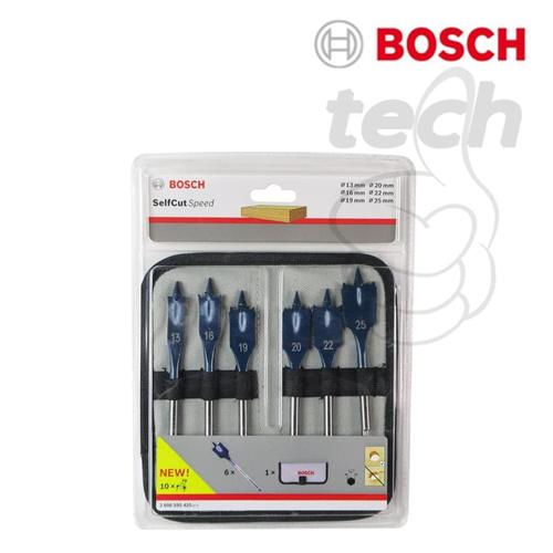 Promo Mata Bor Kayu Kipas / Spade Bosch SelfCut Set 6 Pcs - 13 - 25mm ...