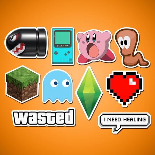 Jual Stiker/Sticker Game Mix 01 untuk Laptop, Mobil, Koper, dll - Kota ...