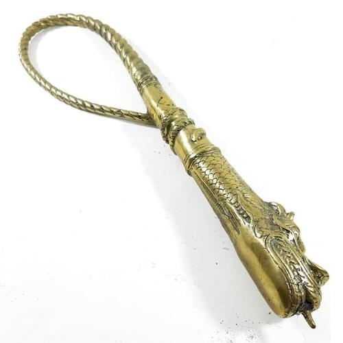 Jual Cambuk Pecut Cemeti Gagang Kepala Ular Naga Besi Kuningan Antik ...