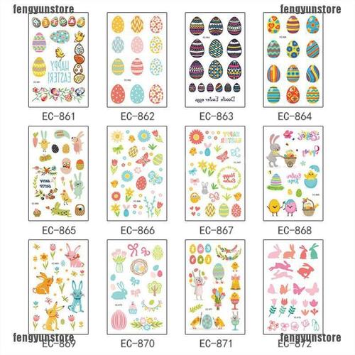 Jual 2 Lembar Stiker Telur Paskah Kartun untuk Anak-Anak - Kota ...