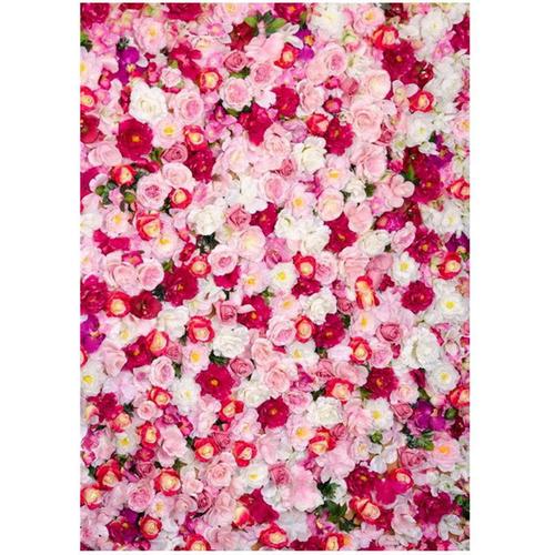Jual Backdrop Background Motif Bunga Mawar Ukuran 3x5Ft untuk Foto ...