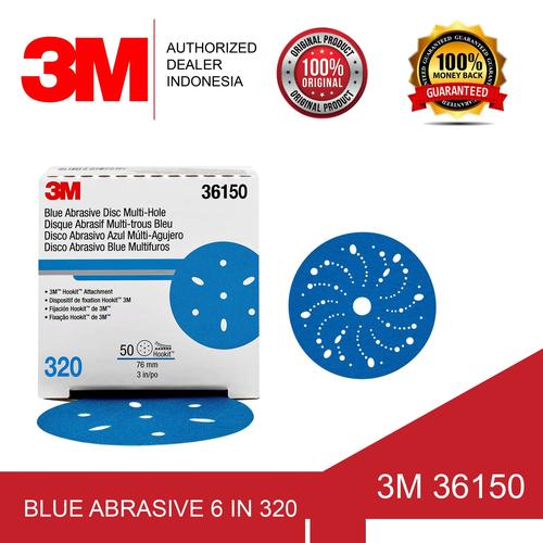 Jual 3M 321U Hook Disc MH Blue Abrasive 320 6 IN - Kota Depok - 3M ...