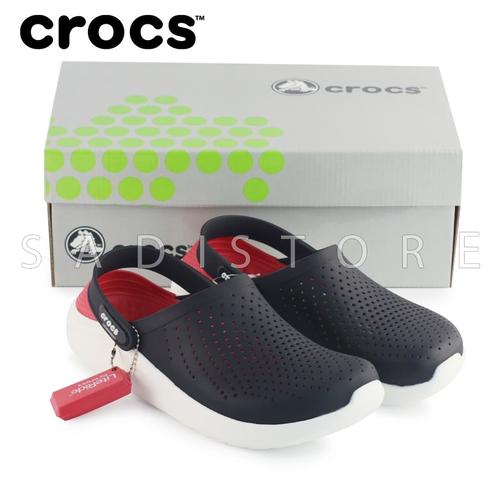 Jual Crocs [Origina] Literide Clog Sepatu Sandal Pria dan Wanita - Red ...