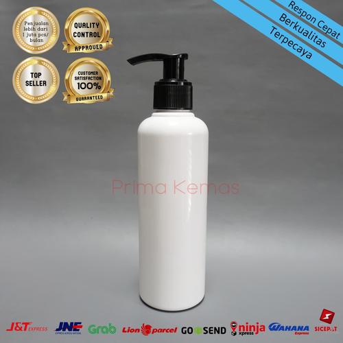 Jual Botol Pump Lotion 250 ml - botol skincare Pet 250 ml Putih - Kota ...