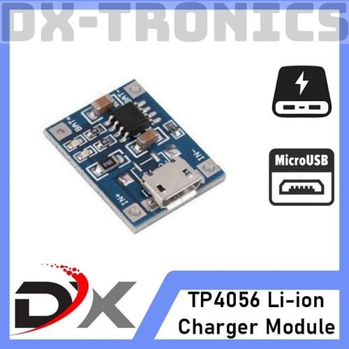 Jual TP4056 Power Bank Li-ion Charger Kit Modul 5V 1A MicroUSB ...