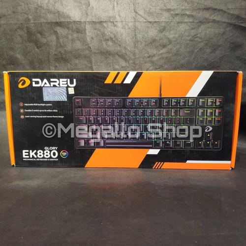Jual Dareu EK880 Glory TKL RGB Gaming Keyboard Garansi Resmi - Cokelat ...