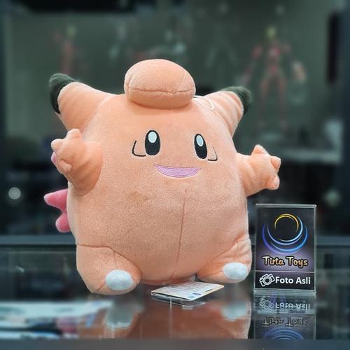 Jual BANPRESTO SUPER BIG ROUND PLUSH POKEMON CLEFABLE 81867-3-A BONEKA ...