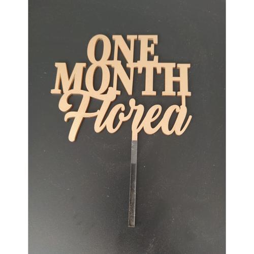 Jual CUSTOM TOPPER KUE ONE MONTH / TOPPER BIRTHDAY CUSTOM - Jakarta ...