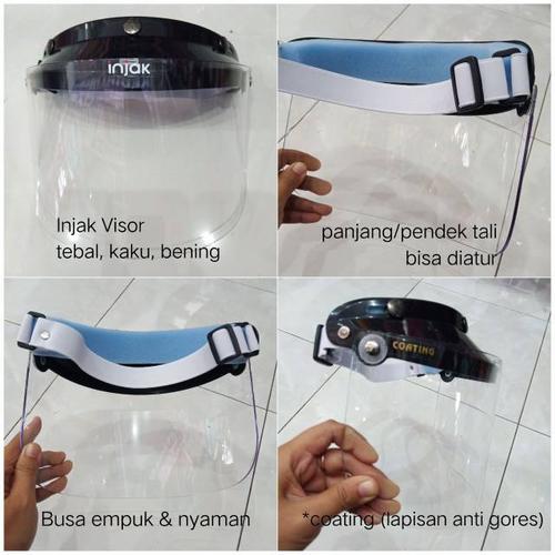 Jual APD Face Shield Kaca Datar Helm Bogo Modifikasi - ORI CEMBUNG ...