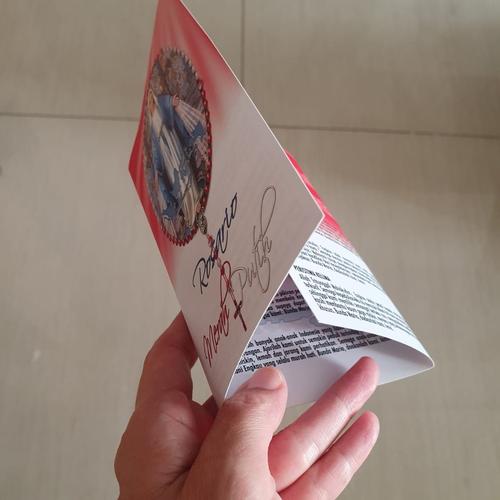 Jual Cetak Brosur /Pamflet/ Leaflet Art Carton 260gr 2 sisi Laminasi ...