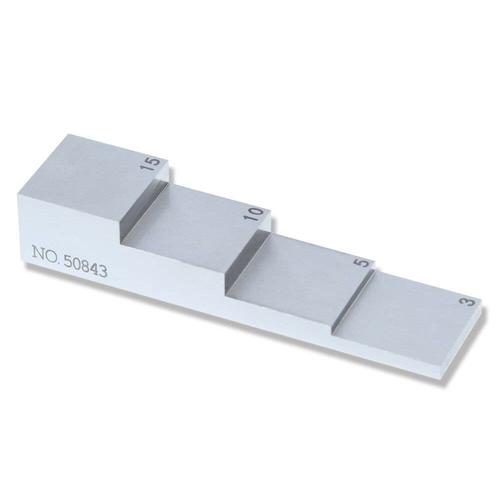 Jual YUSHI Step Wedge UT Calibration Block 3 5 10 15mm 1018 Steel ...