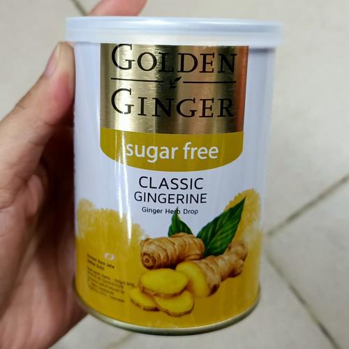 Jual GOLDEN GINGER PERMEN JAHE KLASIK BEBAS GULA 100gr (Candy Sugar ...