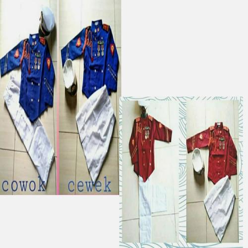 Jual Baju Akademi/Baju Akmil Anak - 3-4 tahun, Biru - Kota Surabaya ...
