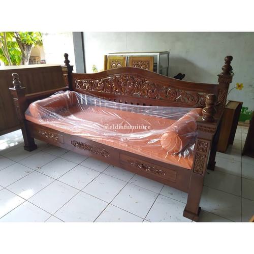 Jual Bale Bale Minimalis Ukiran Model Bali Betawi Bahan Kayu Jati - Kab ...