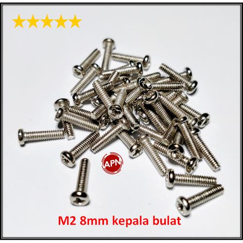 Jual baut 2mm / baut M2 /screw M2 panjang 8mm - Kab. Bekasi ...