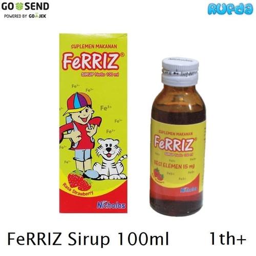Jual Ferriz Sirup 100ml Suplemen Makanan Zat Besi untuk Anak Syrup ...