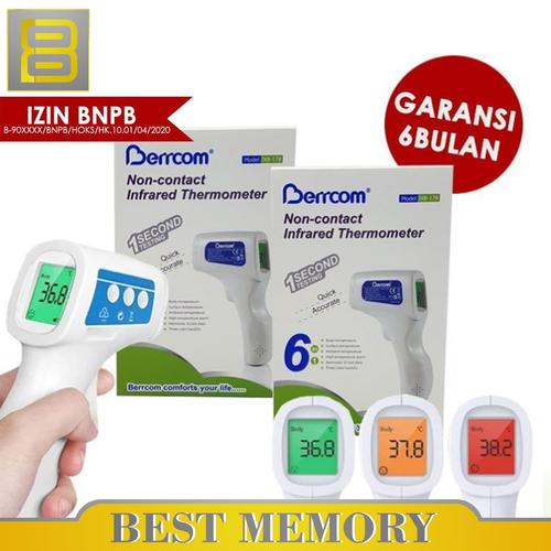 Jual Berrcom Infrared Non-Contact electronic thermometer JXB-178 - Kota ...