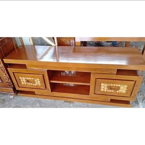 Jual Meja Bufet Tv Minimalis Kayu Jati Meja Televisi Elegan Terbaru ...