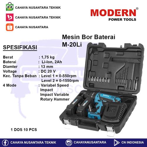 Jual Mesin Bor Cas Tembok 13mm 20V M20 / M 20 Li Modern - Kota Surabaya ...