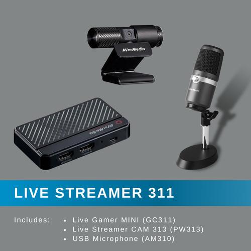 Jual AVerMedia Live Streamer 311 Bundle - Paket Streaming untuk Gaming ...