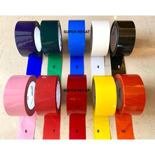 Jual Lakban/ selotip/ isolasi/ tape warna (48mm X 100 Yard) - BISA ...