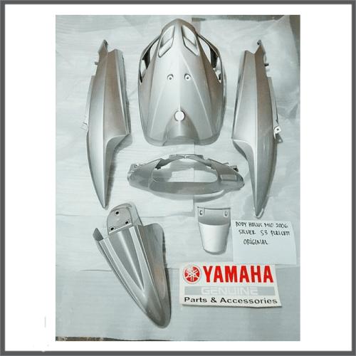 Jual cover body halus yamaha MIO SPORTY 2006 silver S3 ori original ...