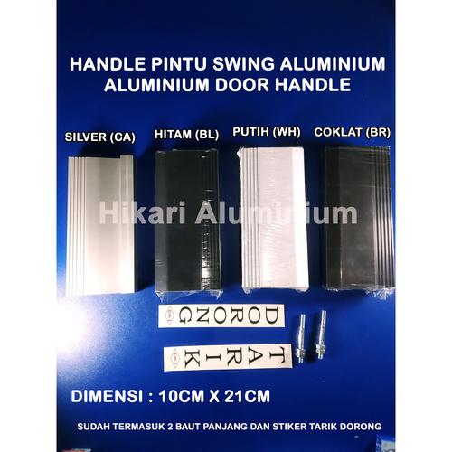 Jual Handle Pintu Swing Aluminium/Door Handle Aluminium - Silver - Kota ...