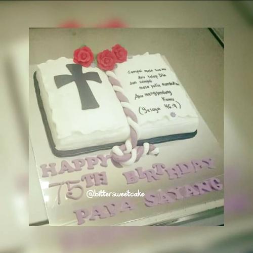 Jual kue ulang tahun tema alkitab / bible cake - Kota Tangerang ...