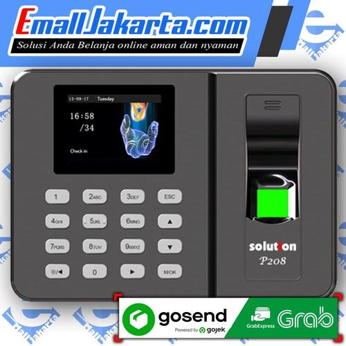 Promo Mesin absensi Sidik jari fingerprint Solution p208 - Solution ...
