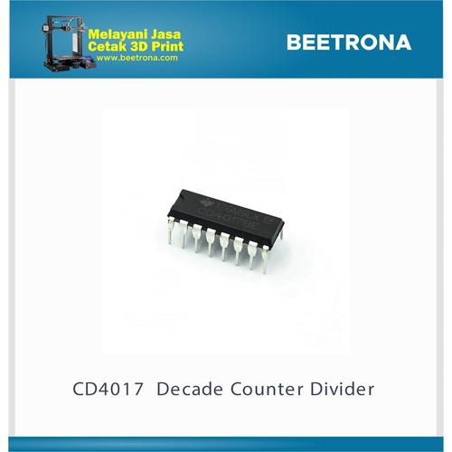 Jual CD4017 CD4017BE 4017 Decade Counter Divider IC DIP-16 AF70 - Kab ...