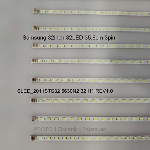 Jual Lampu Backlight TV Samsung 32 LED SMD 3V 36cm SLED_2011STS32 5630N2 H1 - Kab. Probolinggo ...