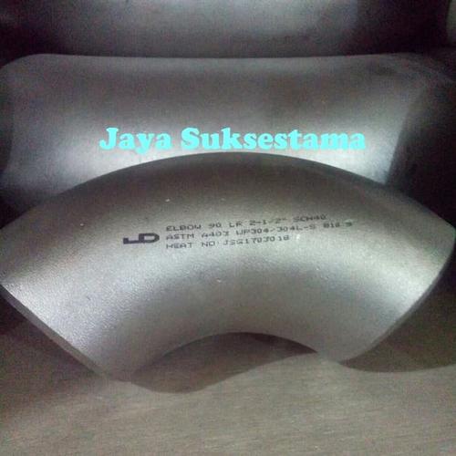 Jual Elbow Stainless SS 304 2" inch SCH 40 - Elbow Las Seamless SCH40 ...