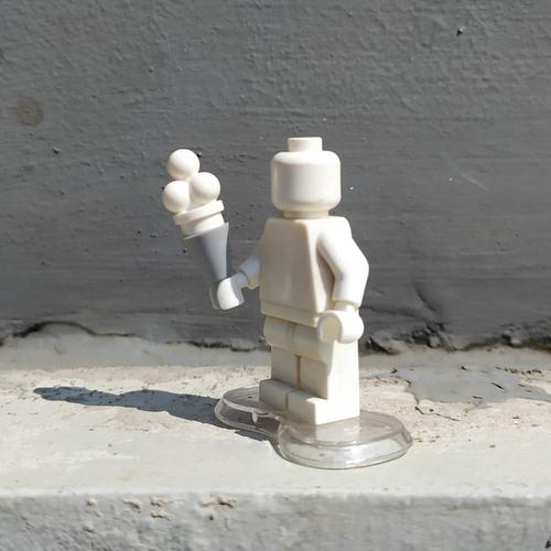 Jual LEGO Minifigure Part, White Ice Cream Cone - Kota Bandung - Bayu ...