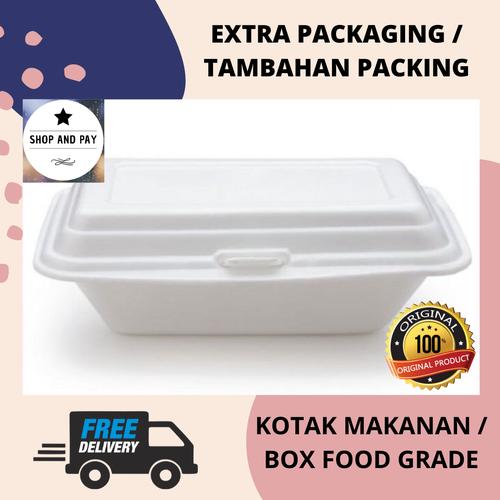 Jual EXTRA PACKAGING / TAMBAHAN PACKING "KOTAK MAKANAN / BOX FOOD GRADE ...