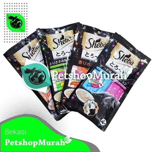 Jual Snack Kucing Cemilan Basah Sheba Melty Creamy All Varian 48 gram ...