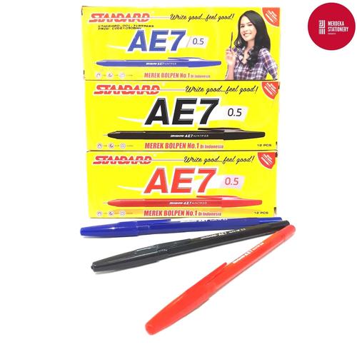 Jual Bolpen/Bolpoint/Ballpen/Pulpen/Pena/Balpoint Standard AE7/AE-7 0.5 ...