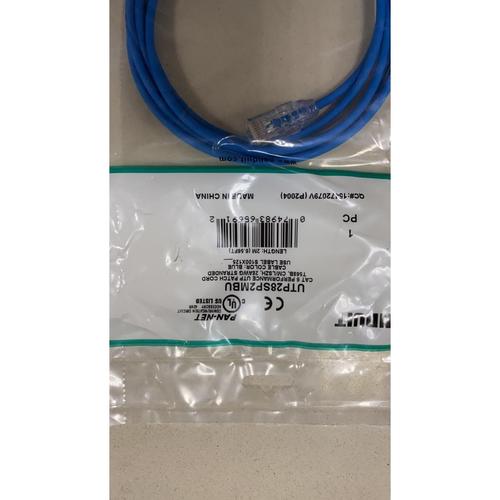 Jual Panduit Cat 6 2Mtr Patch Cord 28AWG Blue - Jakarta Pusat ...