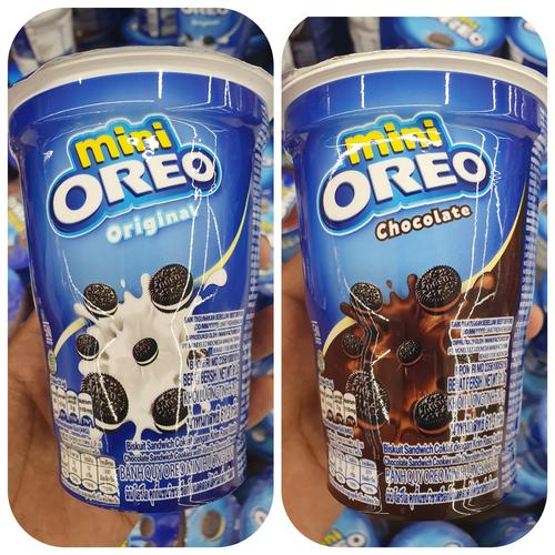 Jual Oreo Mini Biskuit Krim Cokelat 61.3 gr/Oreo Mini Biskuit Krim ...