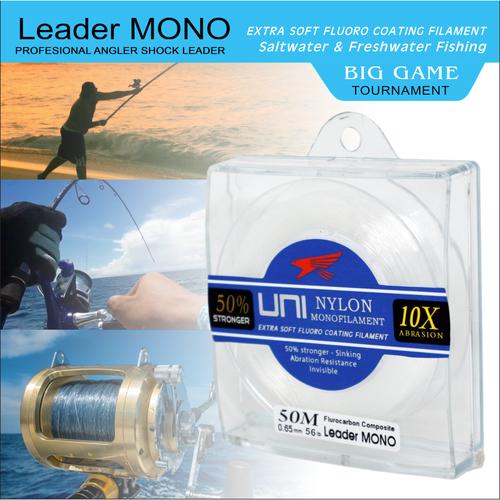 Jual Senar Leader MONO Uni Falcon 50 meter - 0.35mm 20lb - Kota Medan ...