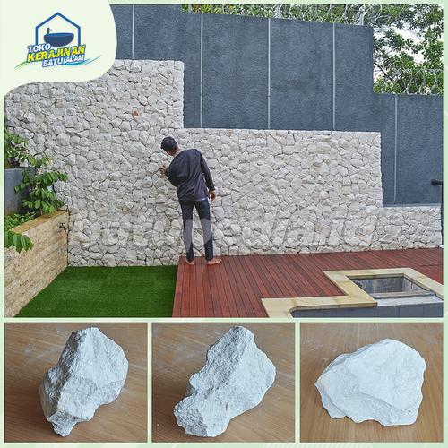 Jual Batu Alam Dinding White Limestone Asli Dari Bali - Kota Tangerang ...