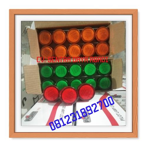 Jual Pilot Lamp 22mm tipe AD22-22DS FORT 220VAC - Merah - Kab. Sidoarjo ...