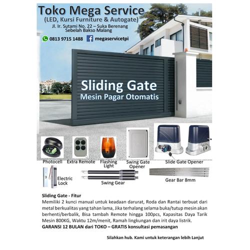 Jual Autogate Sliding/Pagar Otomatis 800KG Tanjungpinang, Batam, Kepri ...