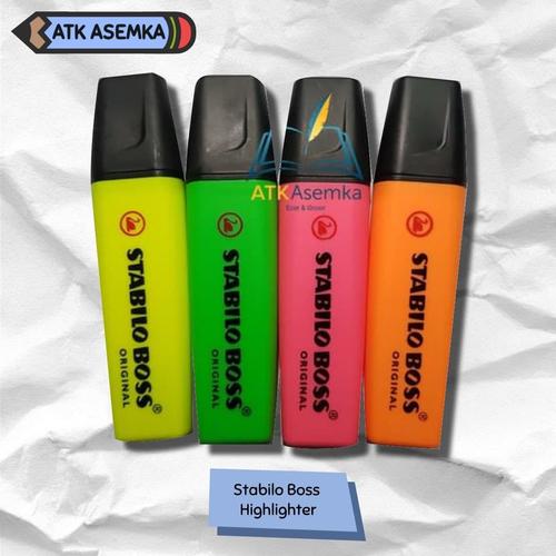 Jual Stabilo Boss / Highlighter - Kuning - Jakarta Barat - atkasemka ...